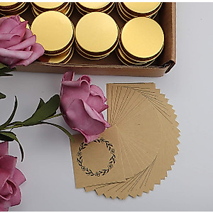 500Pcs Screw Top Aluminum Tin Jars Tins Marking Labels