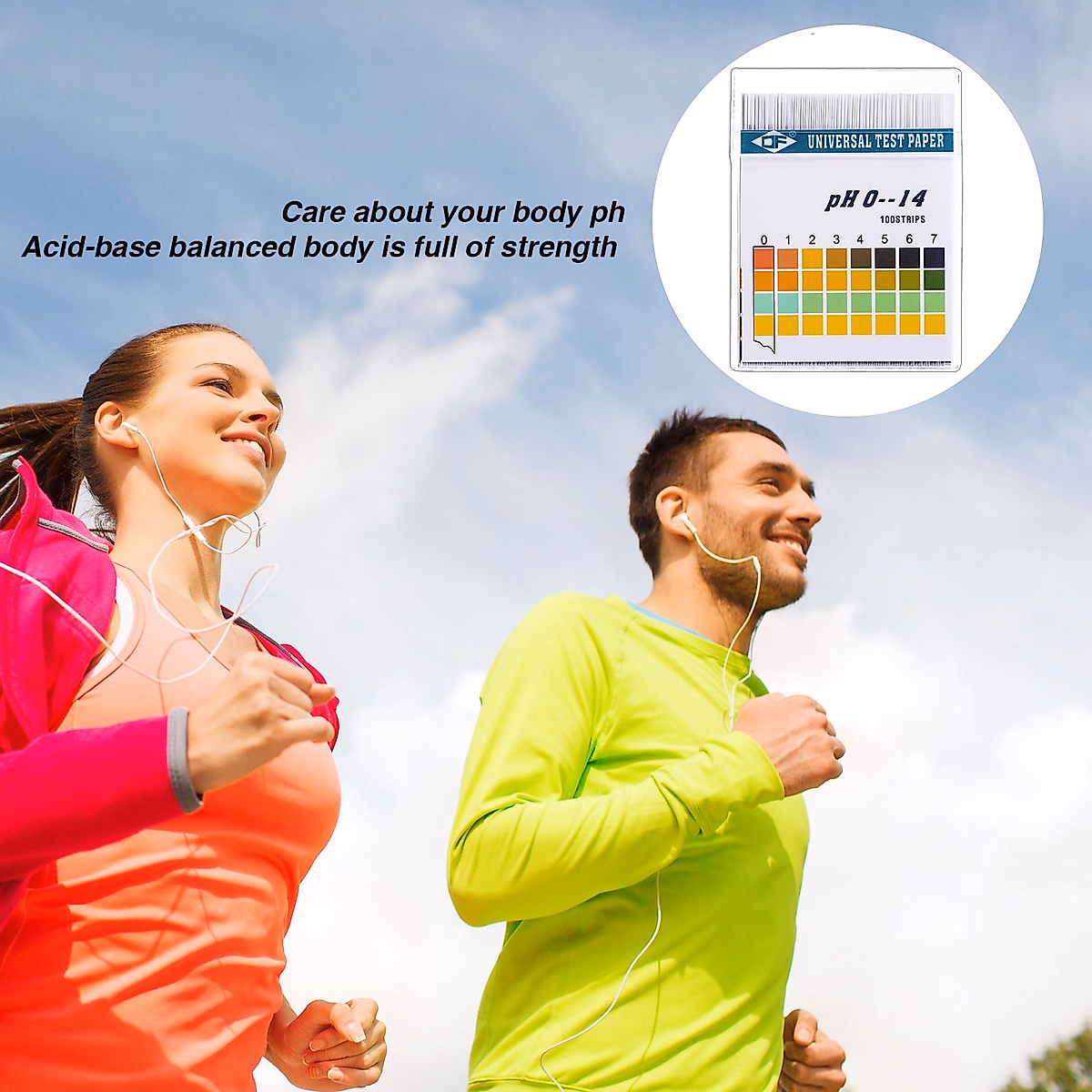 Plastic pH Test Strips, Universal pH 0-14, Test Paper Extensive Test Paper Litmus pH Test with Storage Case for Test Body Acid Alkaline pH Level Skin Care Aquariums Drinking Water (200)