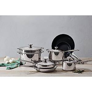 Le Creuset Tri-Ply Stainless Steel 12 pc. Cookware Set