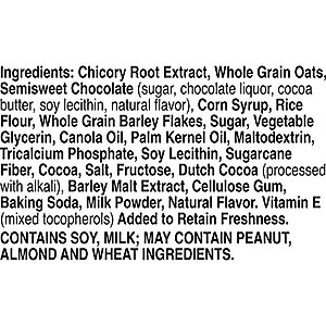 Fiber One Chewy Bars, Oats & Chocolate, Fiber Snacks, Mega Pack, 15 ct