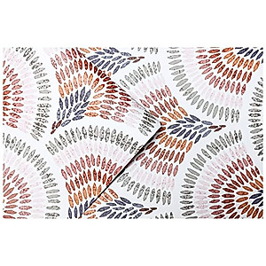 HAOKHOME 96090 Polka Dot Scall Peel and Stick Wallpaper Wave Pink/White/Brown Stick on Removable Home Decorations 17.7in x 118in