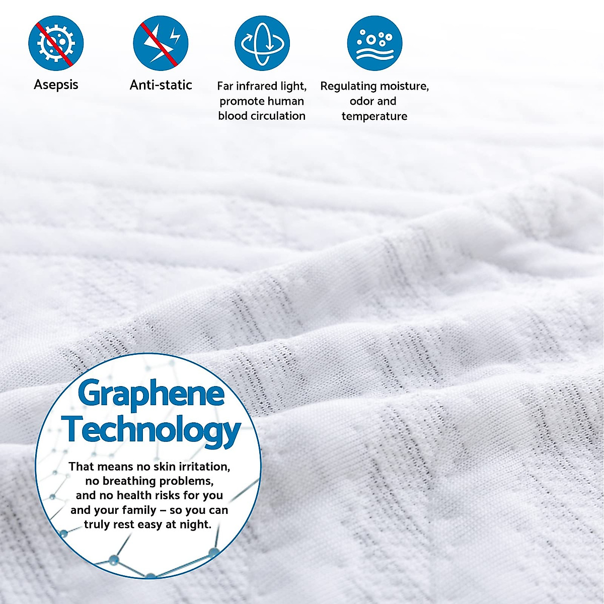 LIFERECORD 8 inch Full Mattress in a Box, Gel Memory Foam Mattresses Made in USA for Full Bed, Medium Firm, White