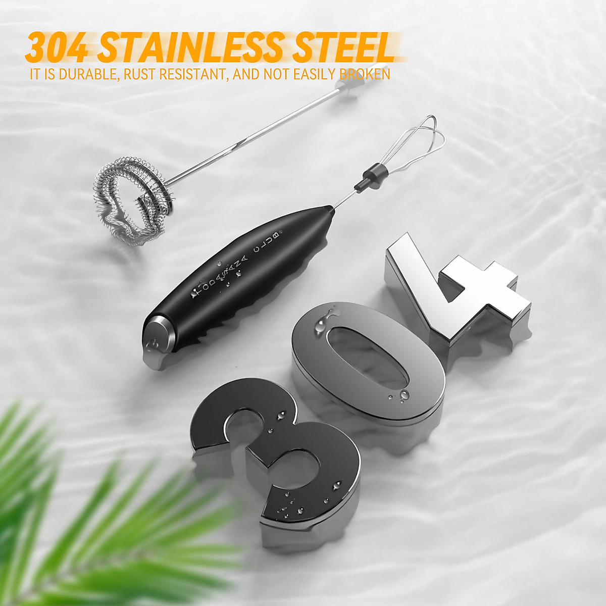 Todasana Club 2024 Milk Frother Wand | Best Double Whisk Milk Frother Handheld | High Powered 19000rpm/min With Improved Motor Electric | Drink Mixer For Coffe, Cappuccino, Frappe, Matcha & More