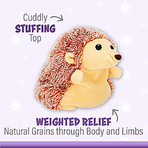 Warm Pals - Harley Hedgehog - 1.5lbs - Cozy Microwavable Lavender Scented Plush Toys - Heated Stuffed Animal - Heatable Coolable Bedtime Comfort Plushie