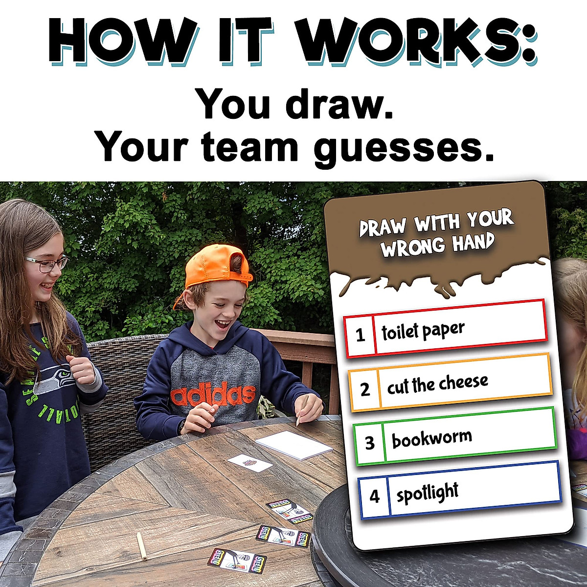 TwoPointOh Games Artsy Fartsy - Fun Family Games for Kids and Adults. Winner of USA Today's Best Gift for Families National Award