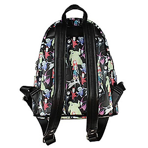 The Nightmare Before Christmas Allover Watercolor Character Print Mini Backpack