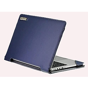 Broonel - Profile Series - Blue Leather Laptop Case Compatible with Dell Latitude 7430 14"