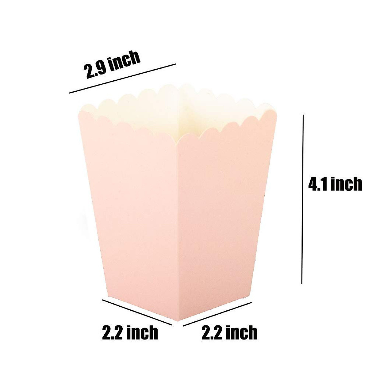 We Moment Pink Mini Popcorn Boxes,Pack of 36