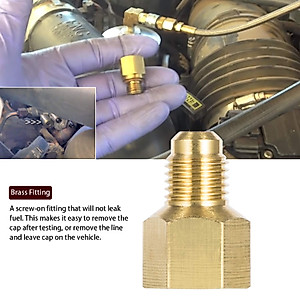 E-cowlboy Fuel Pressure Test Kit for 2003-2007 Ford 6.0L fit for Powerstroke Diesel F-Series(F250 F350 F450 F550), E-Series