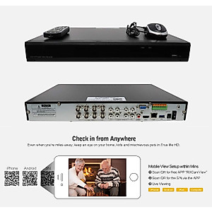 GW Security 5MP 1920P Security Camera System with AI Face/Human/Vehicle Detection, 8CH 4K DVR and 4 x 5MP 2592TVL Microphone Home CCTV Dome Camera, Smart AI Playback, Email Alert, 1TB Hard Drive