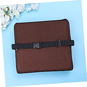 Lumbar Pillow for Car Back Support Pillow Back Cushion Car Lumbar Back Pillow Waist Protection Cushion Car Cushion Slow Pillow Support Pad Lumbar Support Sponge Office Black/1301 ( Color : Coffee , Si