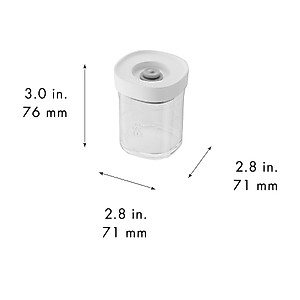 ZWILLING Fresh & Save CUBE Storage Organizer 3-pc Spice Set, Pantry Organizers and Storage, Plastic, BPA-Free Airtight Dry Food Storage Container for Storing Herbs, Dried Spices and more