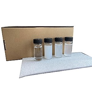 VTSYIQI Standard Calibration Solution Kit Turbidity Meter Calibration Solution with 4 PCS Solution Range 0.02NTU 200NTU 500NTU 1000NTU for TB100 Portable Turbidimeter