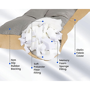 ROSNINIKA Outdoor Bench Cushion Outdoor Bench Cushions for Patio Furniture Outdoor Seat Cushion Porch Swing Cushions for Furniture with Non Slip Tufted Memory Foam 36x14x4 inches Mixed Golden