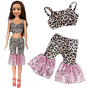 ZITA ELEMENT 3 Sets Fashion 28 Inch Girl Doll Clothes Dress Outfits - Quality Handmade Casual Wear Clothes Set Party Dress Clothing