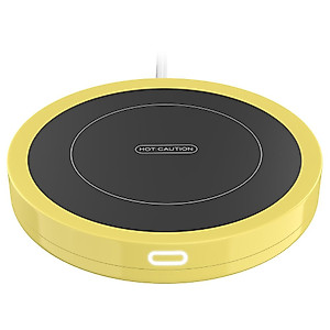 Smart Coffee Warmer, BESTINNKITS Auto On/Off Gravity-Induction Mug Warmer for Office Desk Use, Candle Wax Cup Warmer Heating Plate (Up to 131F/55C) (NO Cup)