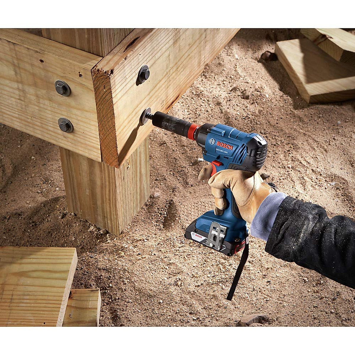Bosch 18V Freak 1/4 inches & 1/2 inches Two In One Bit/socket Impact Driver Kit Reconditioned