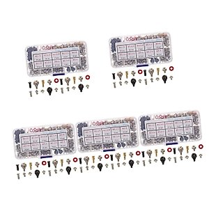 TEHAUX 5 Sets Computer Host Screw Computer Mounting Screw Computer Part Screw Assortment Computer Accessories Laptop Screws Computer Supply Countersunk Head Screw Self-Tapping Screws