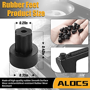 Stove Grate Rubber Feet for Samsung - W10919249 Range Grate Rubber Feet Replacement for Samsung Kitchenaid Maytag Whirlpool, Samsung Stove Parts NX58J5600SG NX58M6630SS NX58F5500SS (14 Pack)