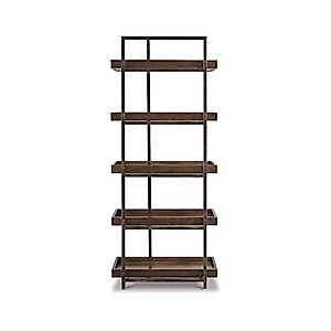 Signature Design by Ashley Starmore Industrial Entertainment Center Pier or Bookcase, Brown