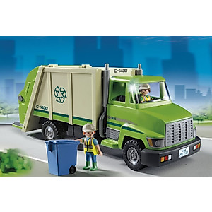 Playmobil Green Recycling Truck Playset