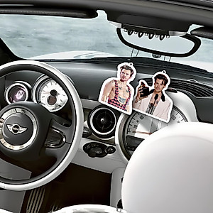 Podony 9pcs Harry Car Air Fresheners, Long Lasting New Car Ocean Scent Funny Harry Car Decor Accessories Hanging Rearview Mirror Pendant Harry Merch Great Gifts For Any Harry Fans Men Women