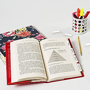 Avery Margin Ultra Tabs, 2.5" x 1", 2-Side Writable, White, 24 Repositionable Page Tabs (74789)