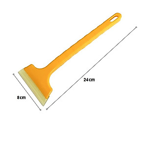 Portable Snow Shovel,Car Snow Removal Shovel, Multi-Function car Snow Shovel Winter defrosting and Snow Removal, Shovel for Garden, Car, Camping with Extra Ice Scrape (Size : Small)