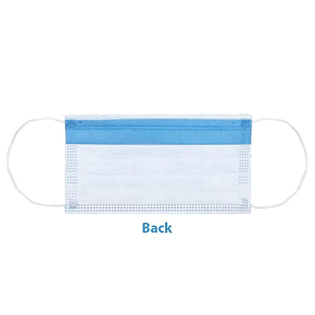 BAYLAB USA ASTM Level 3 Anti-Fog Disposable 3-Layer Face Masks, Bay Blue, Pack of 50