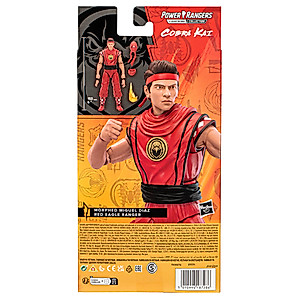Hasbro Power Rangers x Cobra Kai Lightning Collection Morphed Miguel Diaz Red Eagle Ranger Figure 6"
