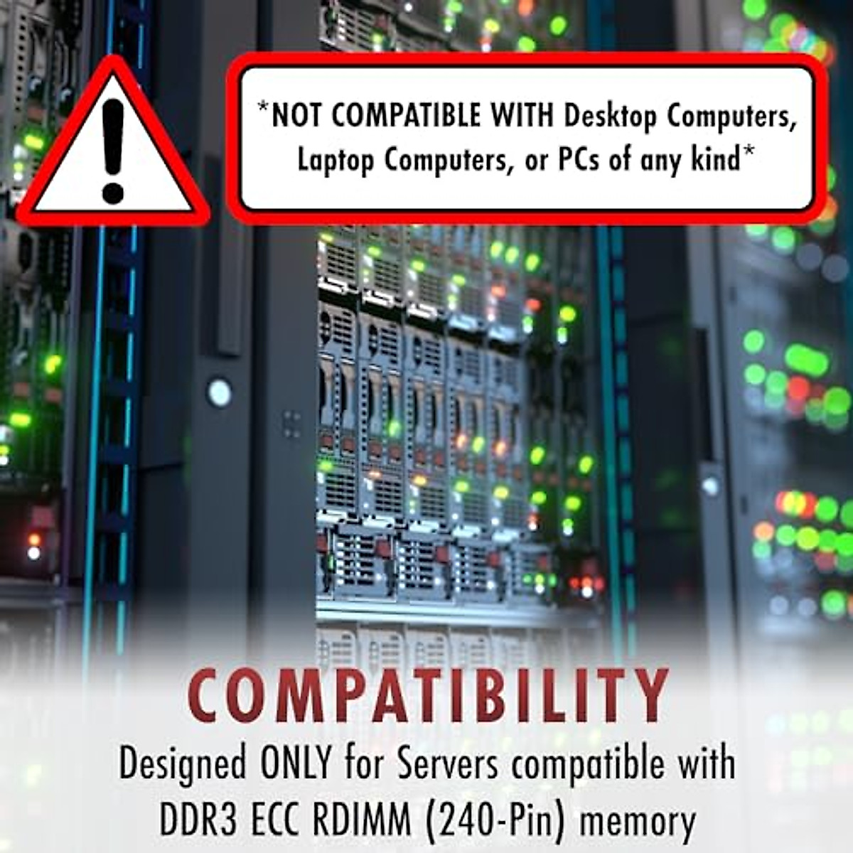 A-Tech 32GB Kit (2x16GB) DDR3/DDR3L 1600MHz PC3L-12800R ECC RDIMM 2Rx4 Dual Rank 1.35V Registered DIMM 240-Pin Server RAM Memory Upgrade Modules (A-Tech Enterprise Series)