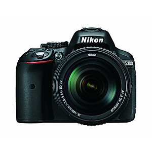 Nikon D5300 24.2 MP CMOS Digital SLR Camera with 18-140mm f/3.5-5.6G ED VR Auto Focus-S DX NIKKOR Zoom Lens (Black)