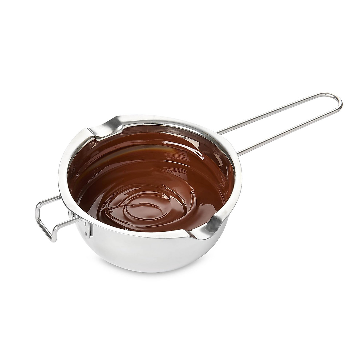 Mrs. Anderson’s Baking Chocolate Melting Pot with Pour Spouts, Heavyweight Stainless Steel, 2.5-Cup Capacity