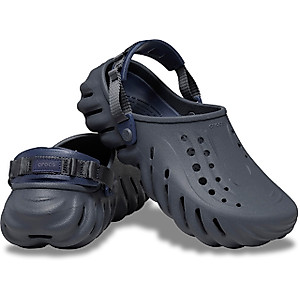 Crocs Unisex Echo Clogs, Storm, 6 US Men
