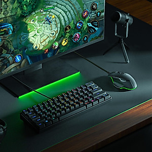 Toxaoii USB Micro Braided Mouse Charging Cable, Naga Pro 20000 DPI Charging Cord Compatible with Razer Naga Pro, DeathAdder V2 Pro, Basilisk, Viper Ultimate Wireless Gaming Mouse Charging Cord, 5.9FT