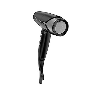 GAMMA+ XCell Professional Ultra-Lightweight Hair Dryer Digital Motor Ionic Technology Whisper Quiet 12 Heat/Speeds, Matte Black