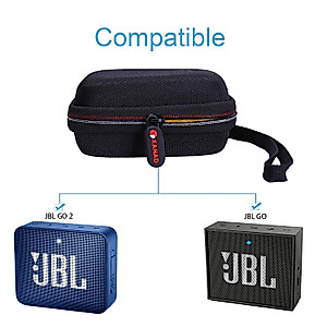 XANAD Hard Case for JBL GO or JBL GO 2 Speaker - Travel Carrying Storage Protective Bag (Blue)