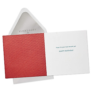 Hallmark Signature 50th Birthday Card (Best Decade Yet)