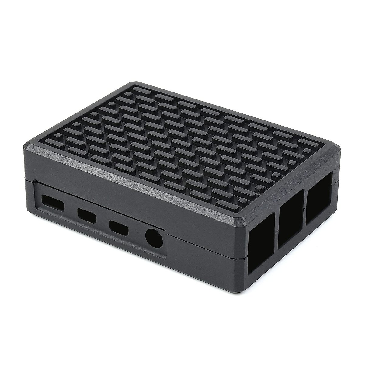 Waveshare Aluminum Grid Grooved Case for Raspberry Pi 4 Inner Heatsink Pillars