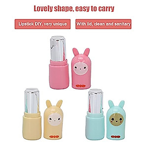 6 Pieces Empty Lip Gloss Tubes, Refillable DIY Lip Balm Tube Containers, Cosmetic Lipstick Lip Gloss Deodorant Case Holder