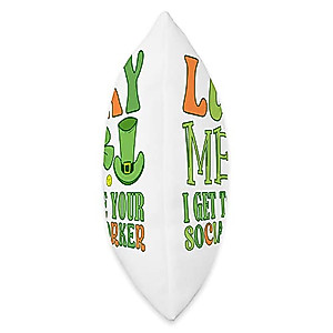 Social Worker Stylish Lucky I get to be Your Social Worker St Patrick's Day Funny Throw Pillow, 18x18, Multicolor