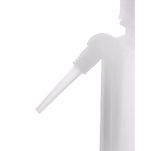EISCO Wash Bottle, 250ml - Polyethylene - Translucent, Unbreakable - Screw Cap with Down Spout for Dispensing Liquid Labs