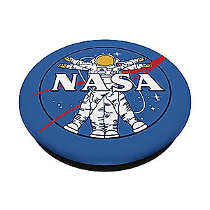 NASA Astronaut Logo PopSockets PopGrip: Swappable Grip for Phones & Tablets