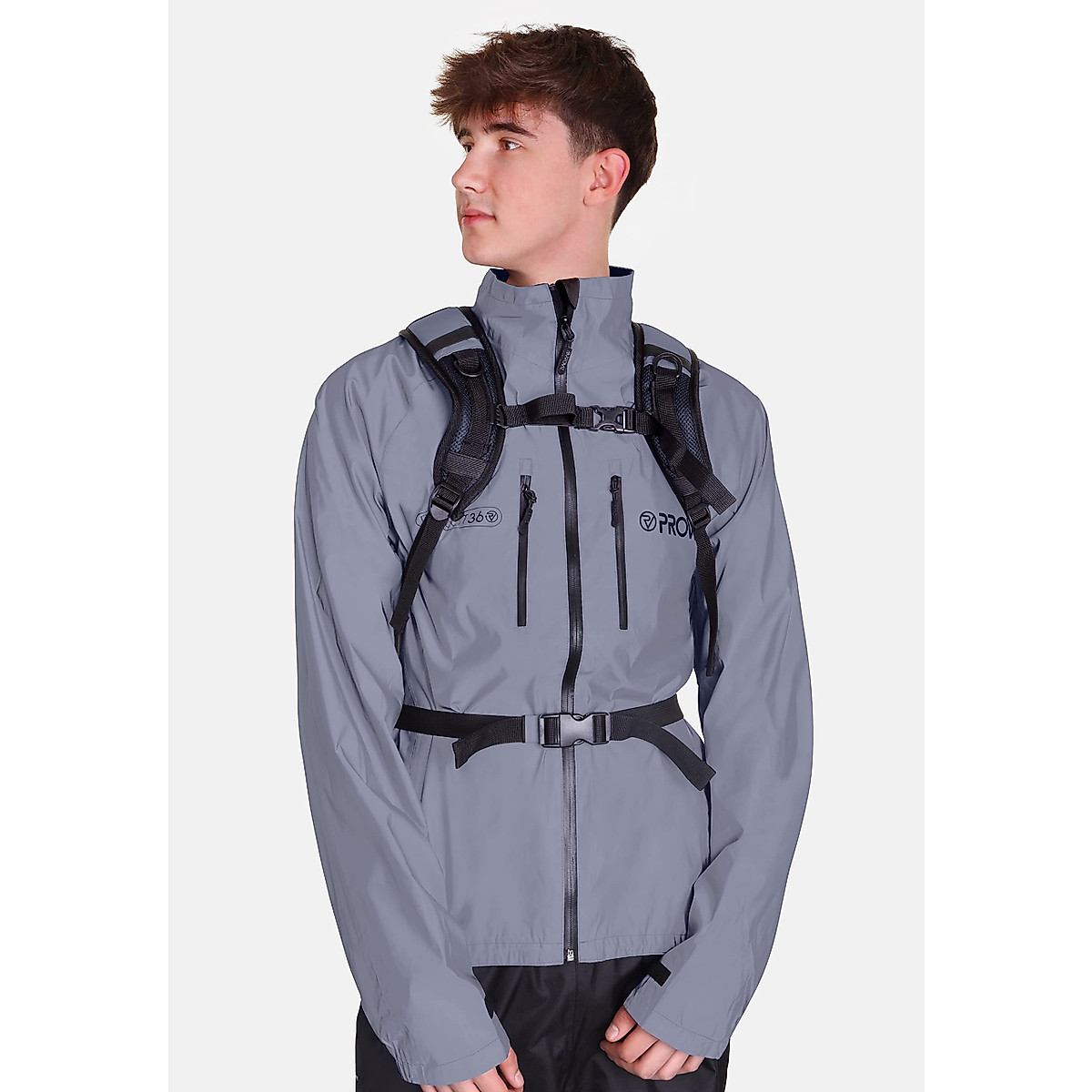 Proviz Sports Reflect360 100% Reflective High-Viz Highly Water Resistant Backpack/Rucksack, Great for Sports + Cycling