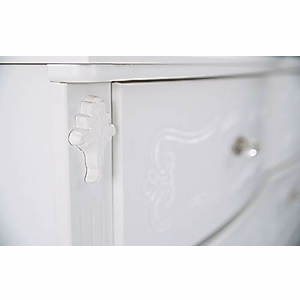 Signature Design by Ashley Exquisite Children's Glam Youth 6 Drawer Dresser, White