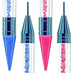 Diamond Painting Pens, 2Pack, No Wax Needed, Diamond Art Pen/Tools, Self-Stick Drill Pen, Specialty Design 5D DIY Painting with Diamonds Accessories Kits by DPG-The Diamond Painting Group