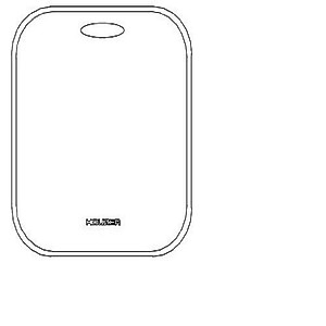 Houzer CB-3100 Endura Hardwood 15-Inch by 16.75 Inch Cutting Board