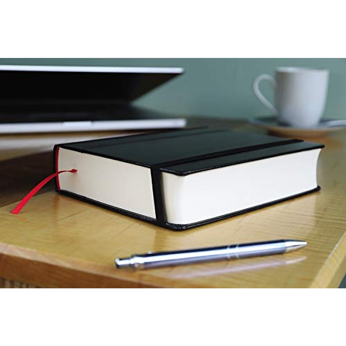 NIV, Journal the Word Bible (Perfect for Note-Taking), Hardcover, Black, Red Letter, Comfort Print: Reflect, Take Notes, or Create Art Next to Your Favorite Verses