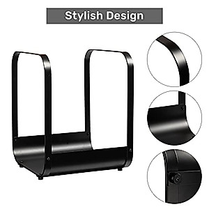 Lifeety 18 Inch Firewood Rack Small Indoor/Outdoor Log Holder Wood Storage