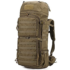 Mardingtop 28L+75L Molle Hiking Tactical Backpack Khaki